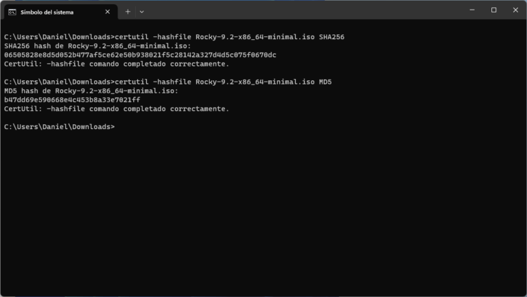 Comprobar hash SHA-256 o MD5 en Windows, macOS y Linux - Analytics Lane