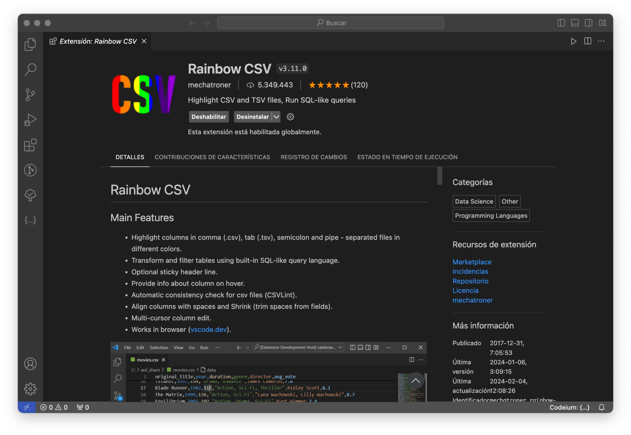 Extensiones de Visual Studio Code para científicos de datos - Analytics Lane